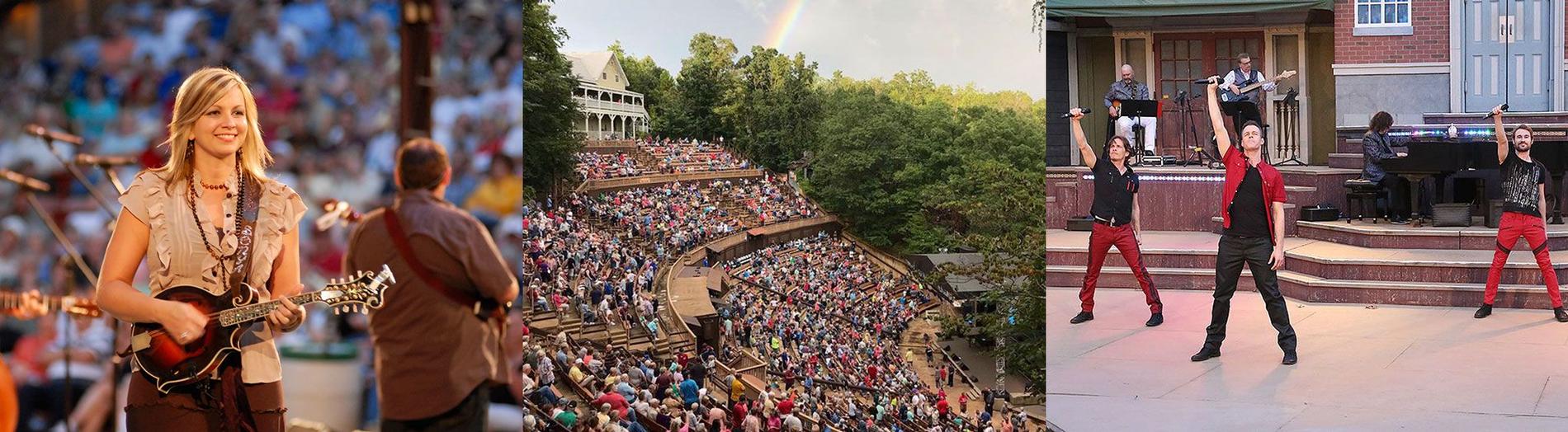 Echo Hollow Amphitheatre at Silver Dollar City in Branson, MO