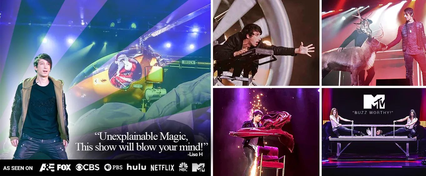 Buy 1 Get 1 Free Reza Branson Edge of Illusion Magic Show